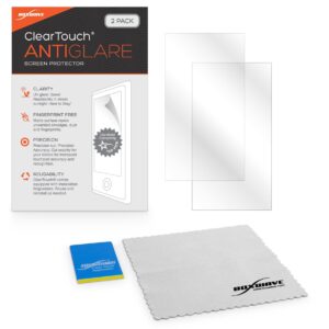 BoxWave Screen Protector Compatible With Garmin GI 275 - ClearTouch Anti-Glare (2-Pack), Anti-Fingerprint Matte Film Skin