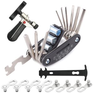 veggicy bike chain tools, bike multitool, chain breaker splitter tool, chain wear indicator, bicycle repair kit for road and mountain bikes