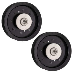 8ten idler pulley for husqvarna 2748gls gt52xls lgt2554 lgt2654 2754gls rz4219 rz5424 ts342 532197380 532196104 2 pack