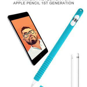 Case for Apple Pencil Holder for Apple Pencil Accessories Cover for Apple Pencil 1st Generation Sleeve for Apple Pencil with Protective Nib Cover Compatible with Apple Pencil 1st Generation Sky Blue