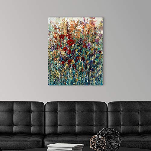 GREATBIGCANVAS Petals of Perception Canvas Wall Art Print, Floral Home Decor Artwork, 24"x30"x1.5"