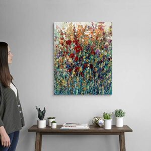 GREATBIGCANVAS Petals of Perception Canvas Wall Art Print, Floral Home Decor Artwork, 24"x30"x1.5"