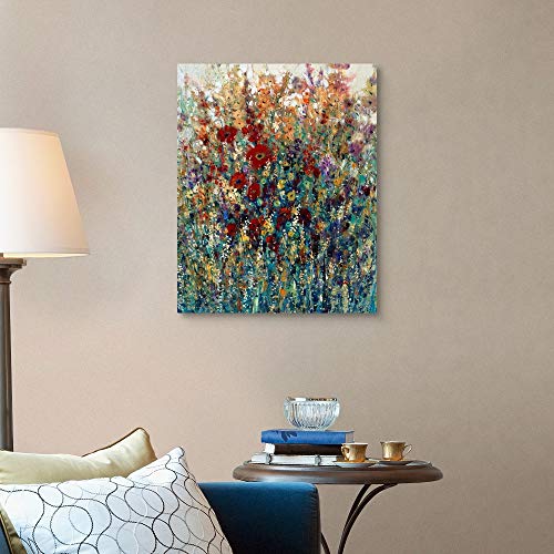 GREATBIGCANVAS Petals of Perception Canvas Wall Art Print, Floral Home Decor Artwork, 24"x30"x1.5"