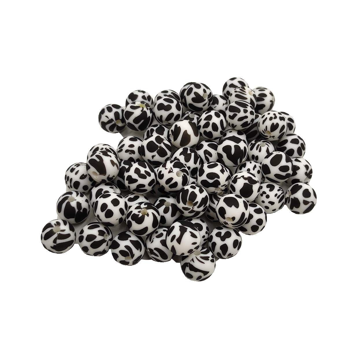 30pcs 12mm Silicone Round Pearl Bead Eco-Friendly Sensory Bead Necklace Mom Necklace DIY Beading Jewelry Accessory (12mm 30pcs)