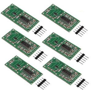 6pcs rcwl-0516 microwave radar motion sensor module for arduino esp8266 nodemcu wemos smart switch module human body induction detector 5-7m distance 4-28v 100ma rat cat detector