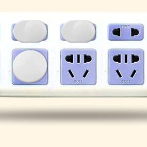 Fielect Outlet Plugs Covers Childproof Outlet Covers Protectors Electric Socket Cover Electrical Protector 3-Hole White 32Pcs