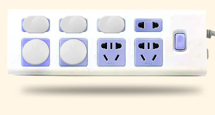 Fielect Outlet Plugs Covers Childproof Outlet Covers Protectors Electric Socket Cover Electrical Protector 3-Hole White 32Pcs