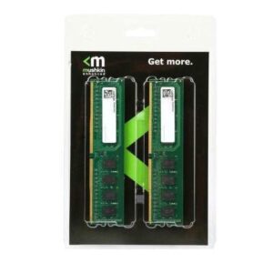 Mushkin Essentials – DDR4 Desktop DRAM – 16GB (2x8GB) UDIMM Memory Kit – 2933MHz (PC4-23400) CL-21 – 288-pin 1.2V PC RAM – Dual-Channel – Low-Voltage – (MES4U293MF8GX2)