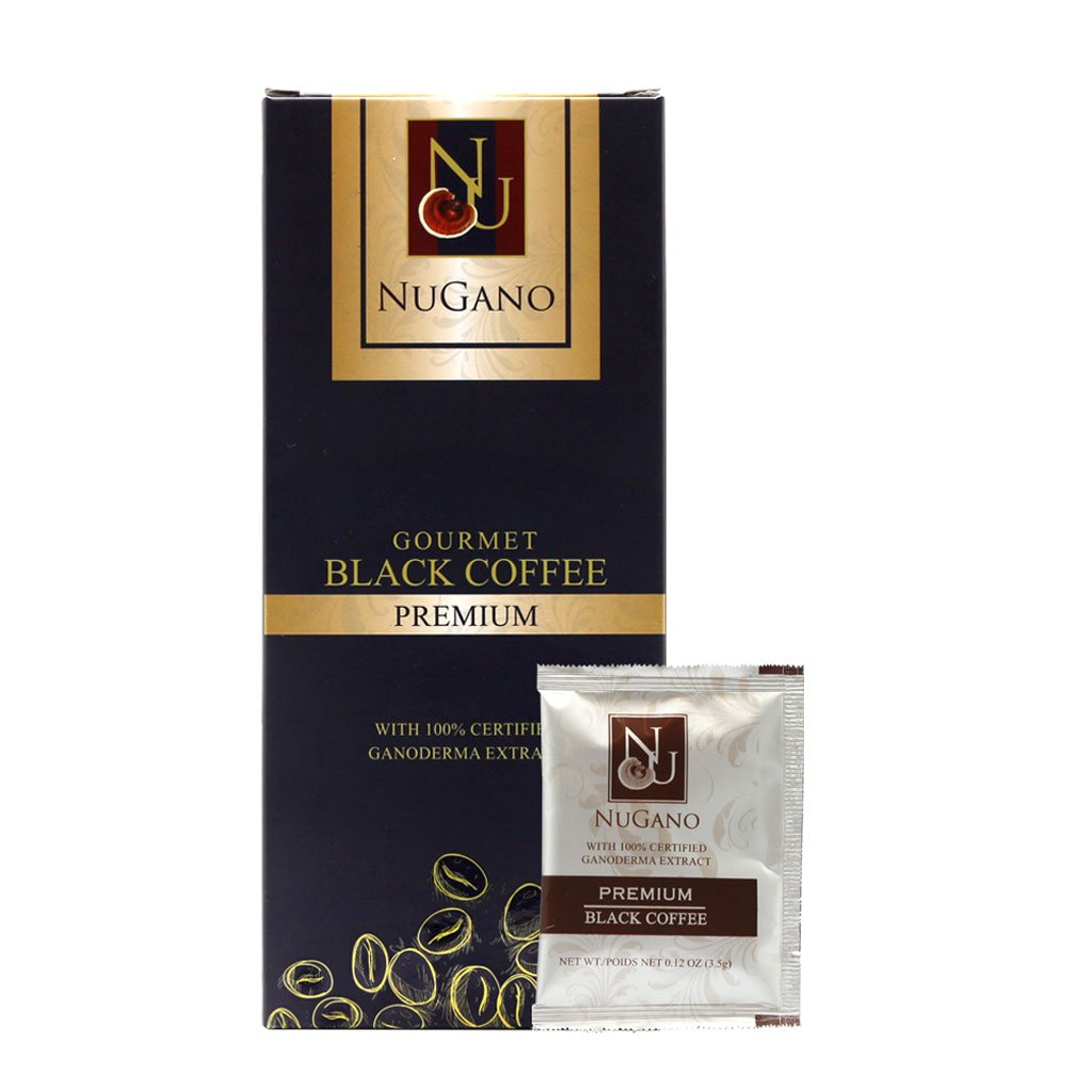 6 boxes Nugano Premium Gourment Black Coffee Enriched with Ganoderma Lucidium (30 sachet/box)