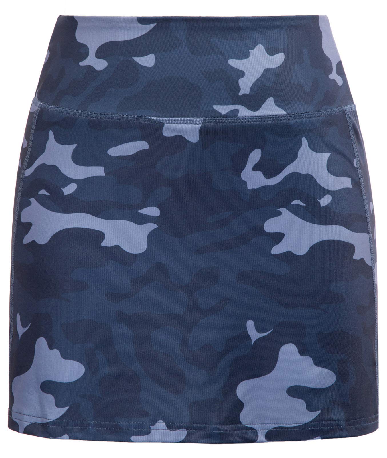 Tennis Skirts for Women with Built-in Shorts Lightweight(S,Navy Camo)