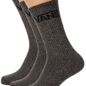 Vans | Classic Crew-Socks | Black-Heather, Large (9.5-13) Men's.