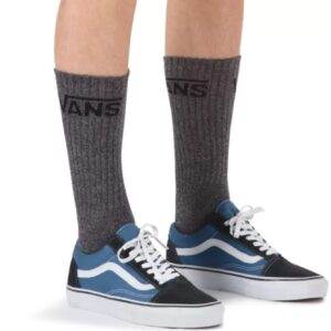 Vans | Classic Crew-Socks | Black-Heather, Large (9.5-13) Men's.