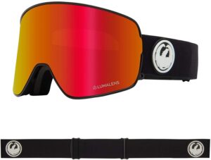 dragon alliance mens nfx2 snow goggles, jossisig20/lumalens midnight, lumalens pink ion, ofa