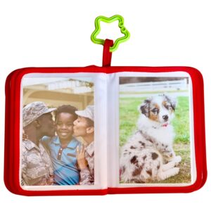 ToddleBee Baby Photo Album - Soft Baby Book First Year Baby Photo Book | My First Book of Photos with Woodland Animals - Baby Album Holds 4x6 Pictures for Memory Album Baby Shower