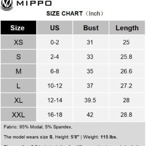 Mippo Workout Tops for Women Loose Fit Tennis Shirt Yoga Tank Top Exercise Clothes Sports Tanks Active Wear Womens Activewear Tank Tops Long Flowy Tank for Women Blue M