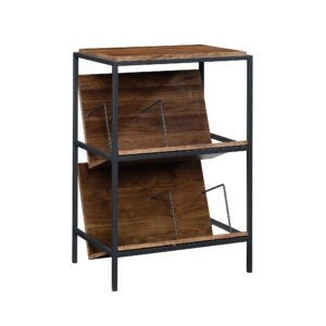 sauder nova loft accent storage, grand walnut finish