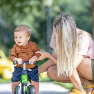 The Original Croco Ultra Lightweight and Sturdy Balance Bike.2 Models for 2, 3, 4 and 5 Year Old Kids. Unbeatable Features. Toddler Training Bike, No Pedal. (Green Dinosaur, Baby 8 Inch)