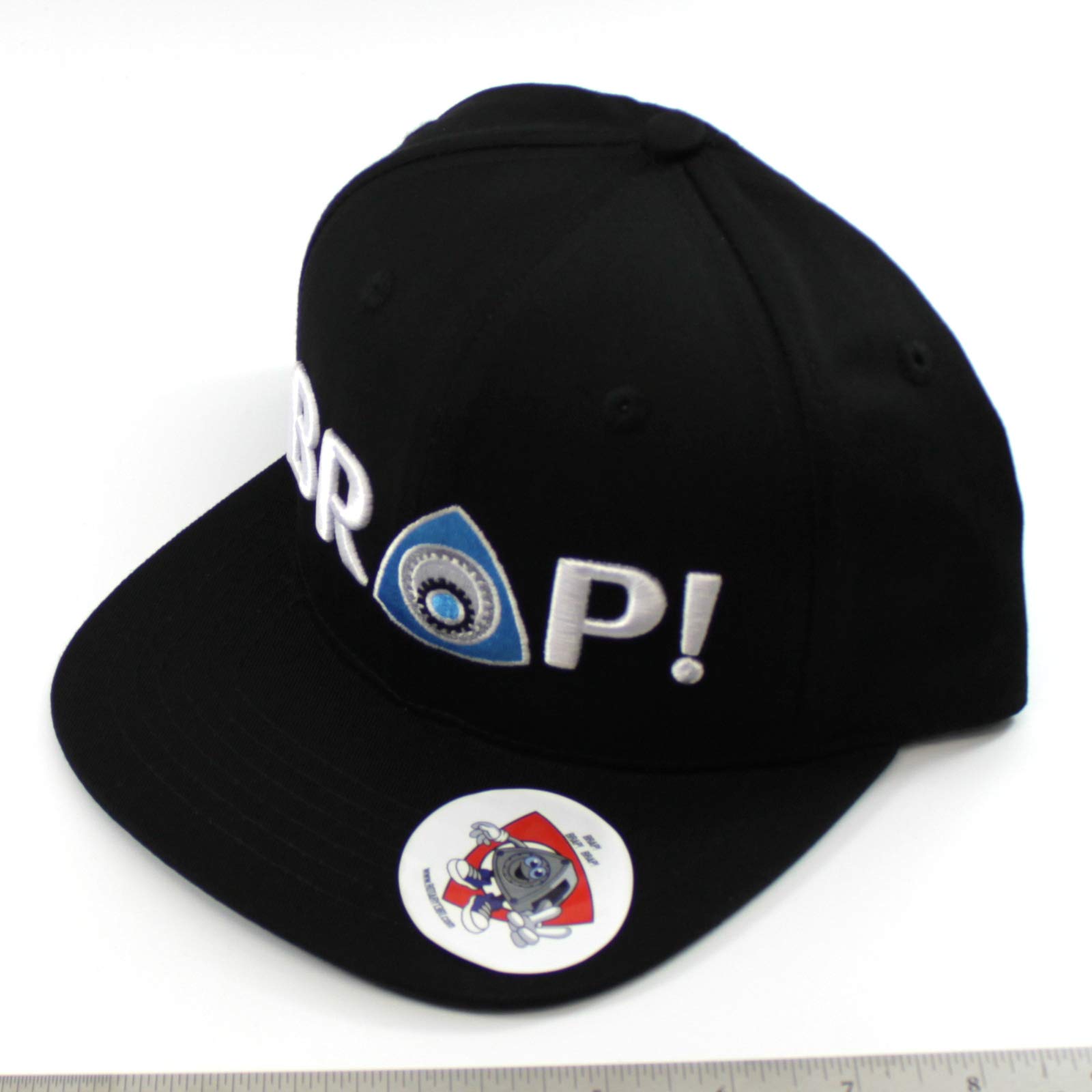 BRAP! Baseball Cap - Flat Brim Black Hat for Wankel Rotary Fans