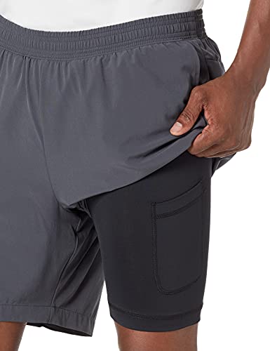 Champion mens 7-inch Sport With Liner Shorts, Stealth, Small US