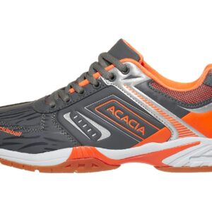 ACACIA HYPERSHOT Pickleball Shoes, Grey/Orange, 11