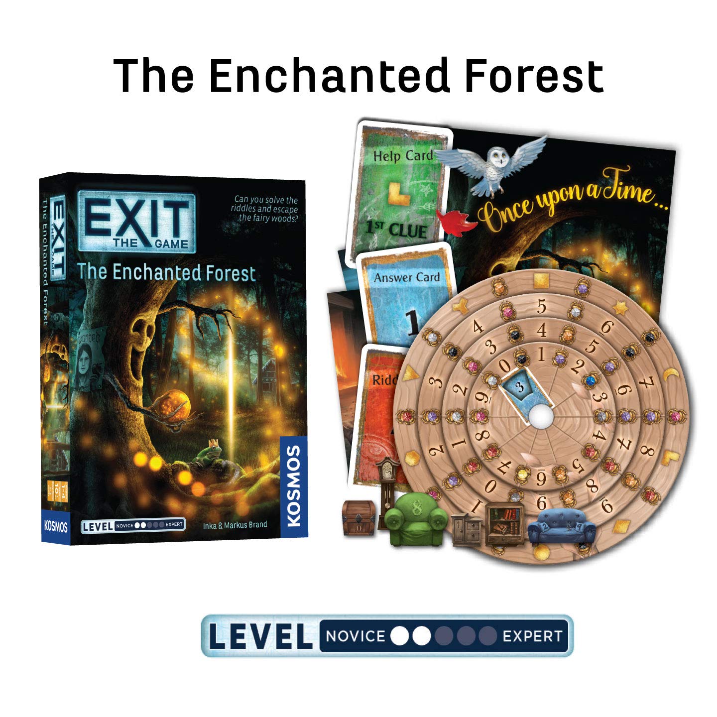 EXIT: The Game 4-Pack Escape Room Bundle | Season 4 | Theft on the Mississippi | Stormy Flight | Cemetery of the Knight | Enchanted Forest | Family-Friendly, Cooperative Game | 1 to 4 Players