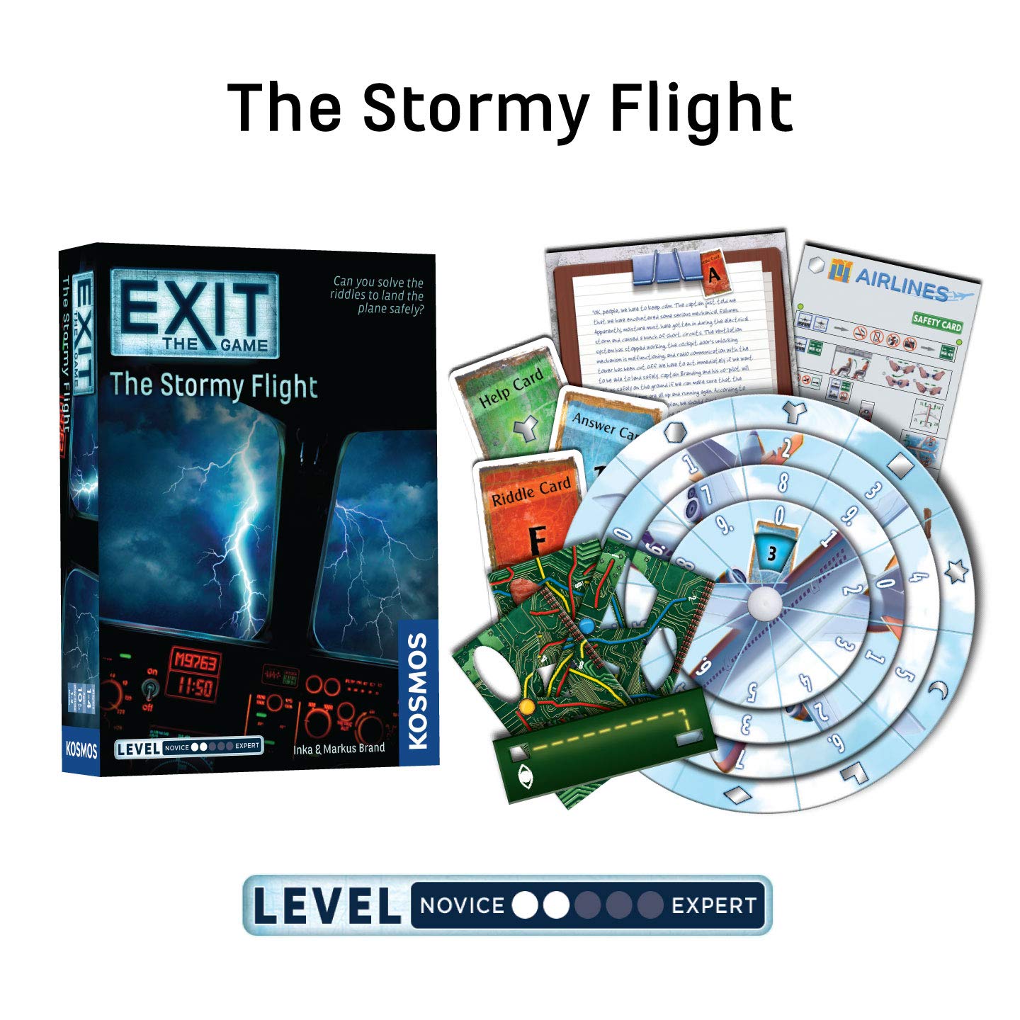 EXIT: The Game 4-Pack Escape Room Bundle | Season 4 | Theft on the Mississippi | Stormy Flight | Cemetery of the Knight | Enchanted Forest | Family-Friendly, Cooperative Game | 1 to 4 Players