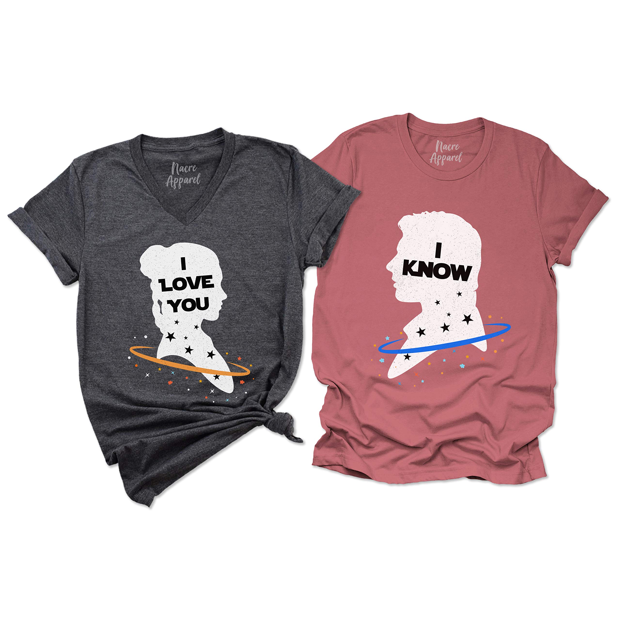 NACRE APPAREL I Love You I Know His and Hers Gift for Couples Matching Anniversary T-Shirt