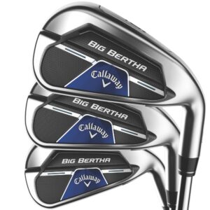 callaway big bertha b21 iron set (set of 6 clubs: 5ir - pw, right, graphite, stiff)