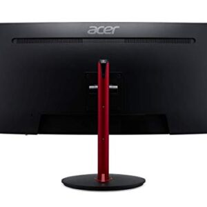 Acer Nitro XZ342CK Pbmiiphx 34" 1500R Curved WQHD (3440 x 1440) VA Gaming Monitor with AMD Radeon Freesync, VESA Certified DisplayHDR400, 95% sRGB, 144Hz, 1ms VRB (Display Port & 2 x HDMI 2.0 Ports)