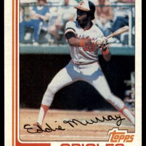 1982 Topps Baseball #390 Eddie Murray Baltimore Orioles Official MLB Trading Card in Raw (EX or Better) Condition