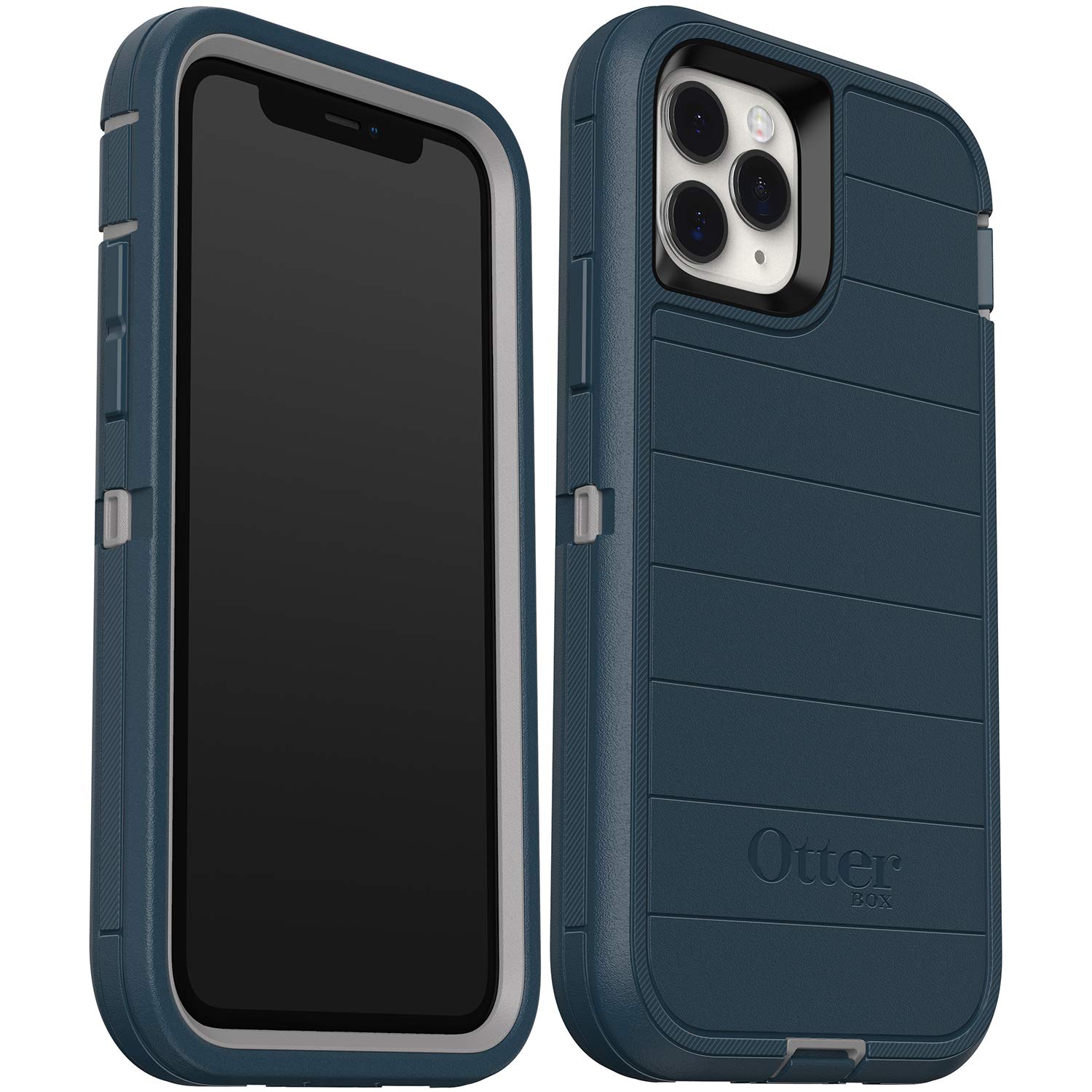 OtterBox Defender Series Rugged Case for iPhone 11 PRO - Case Only - Non-Retail Packaging - Gone Fishin Blue - with Microbial Defense