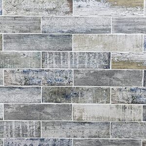 Strait Wood 3 in. x 12 in. Matte Ceramic Subway Wall Tile (22-Piece 5.38 sq. ft. / Box)