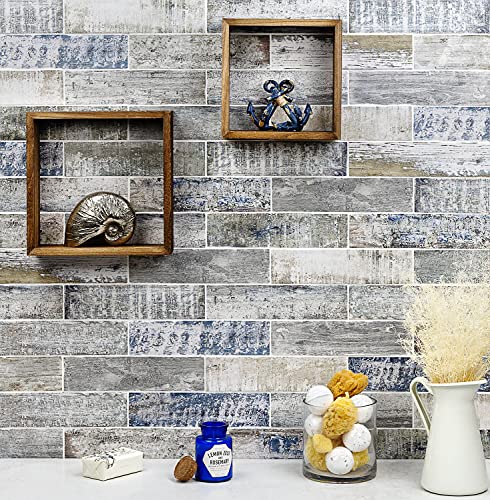 Strait Wood 3 in. x 12 in. Matte Ceramic Subway Wall Tile (22-Piece 5.38 sq. ft. / Box)