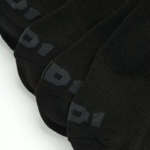 AND1 Men's Athletic Arch Compression Cushion Comfort Crew Socks (12 Pack), Size 6-12.5, Black