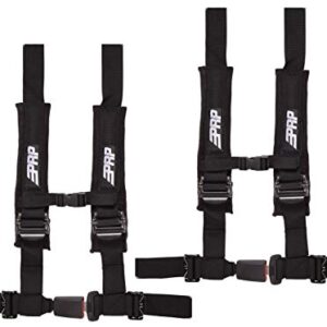 PRP Harnesses 2" 4 Point 2 Pack (Black)