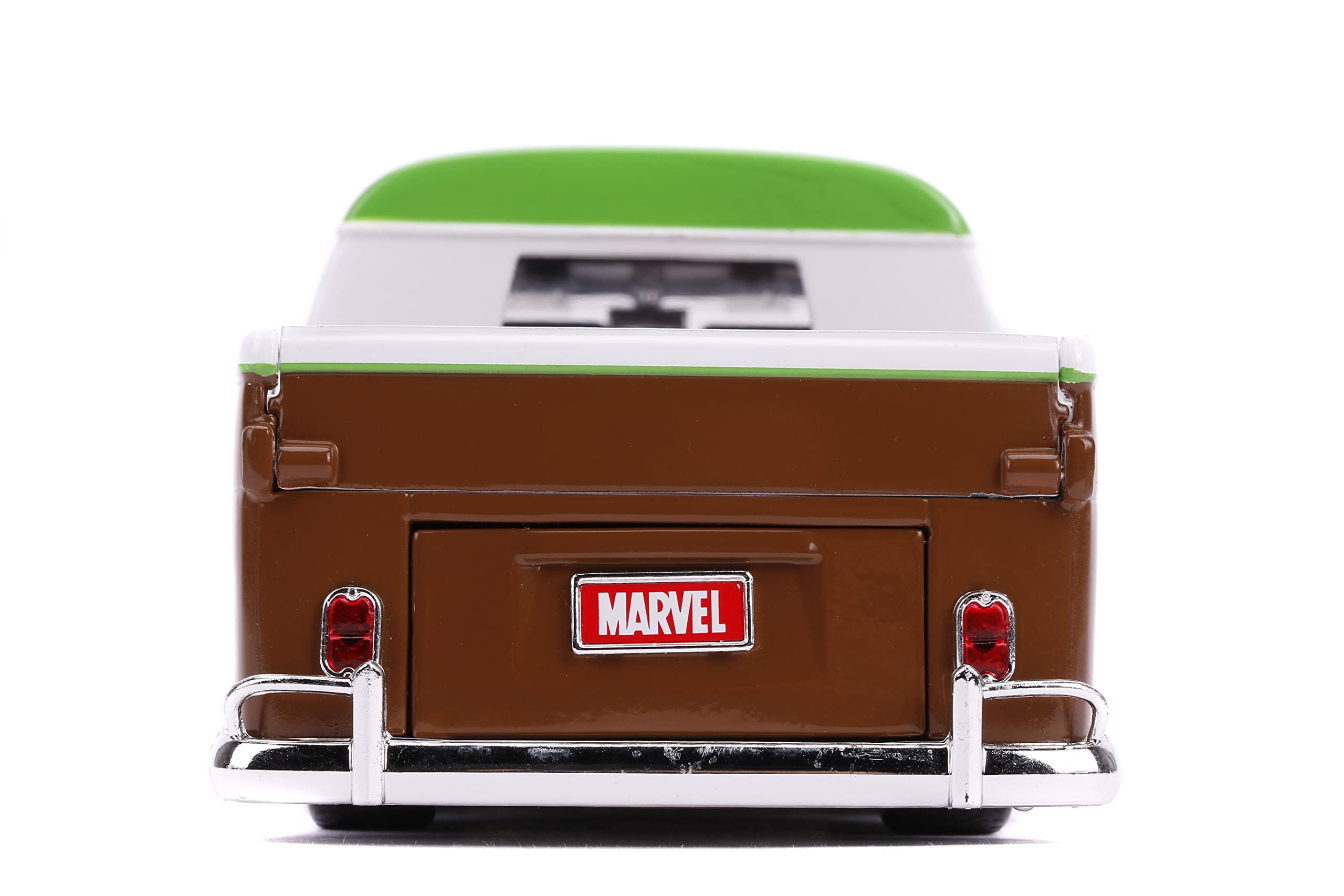 Marvel Guardians of The Galaxy 1:24 Volkswagen Bus Die-Cast Car & 2.75" Groot Figure, Toys for Kids and Adults