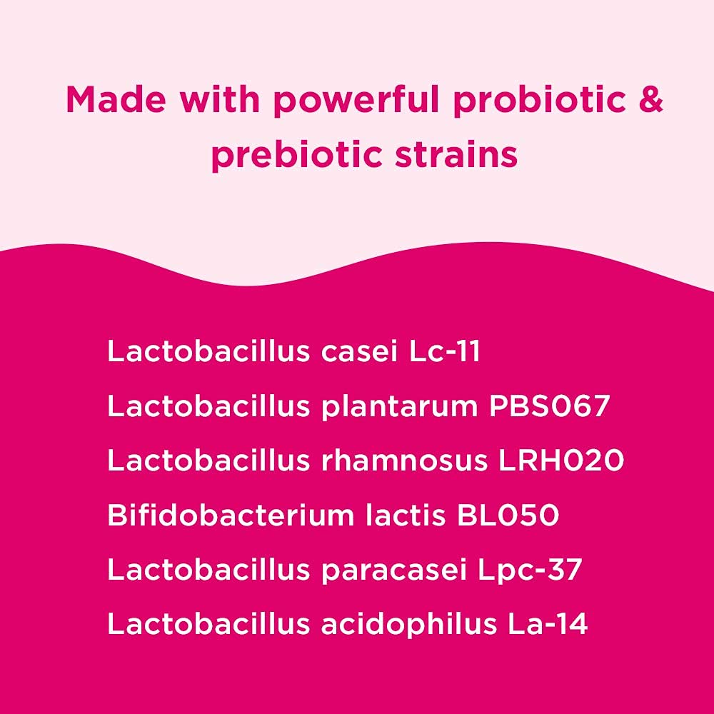 Omax Health Prebiotics and Probiotics Complex for Women, pH Balance, Vag Health, Urinary Tract, Yeast & BV Prevention, Lactobacillus & Bifidobacterium | Vegan, Organic, Gluten Free