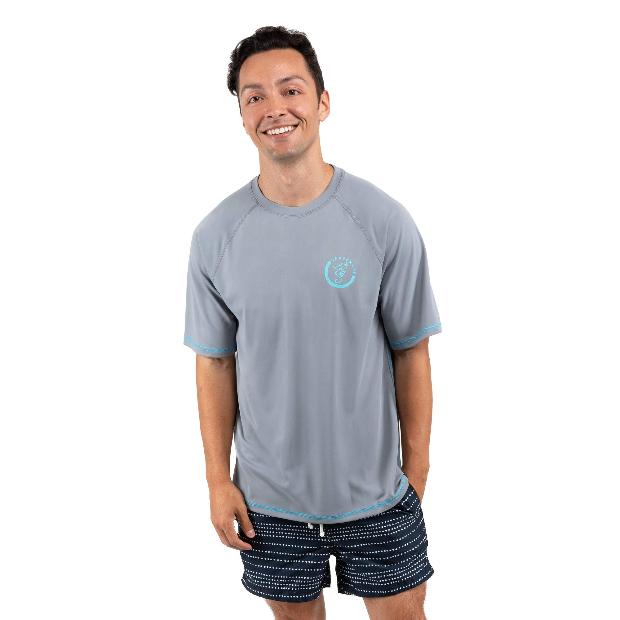 Seavenger Trekker Unisex Rash Guard | Short and Long Sleeve | Great for Swimming and Surfing