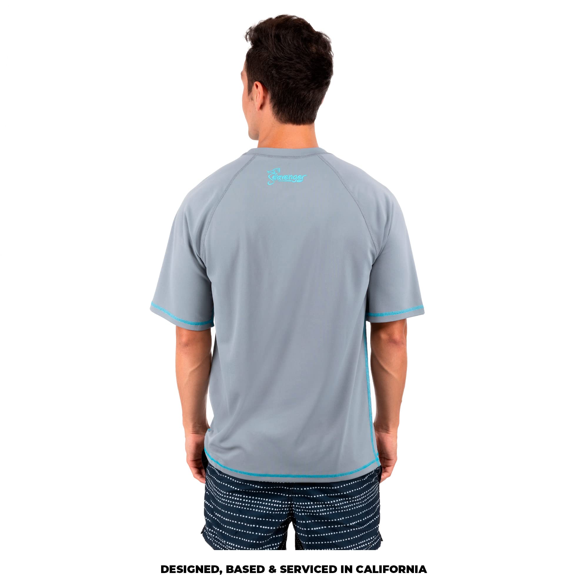 Seavenger Trekker Unisex Rash Guard | Short and Long Sleeve | Great for Swimming and Surfing