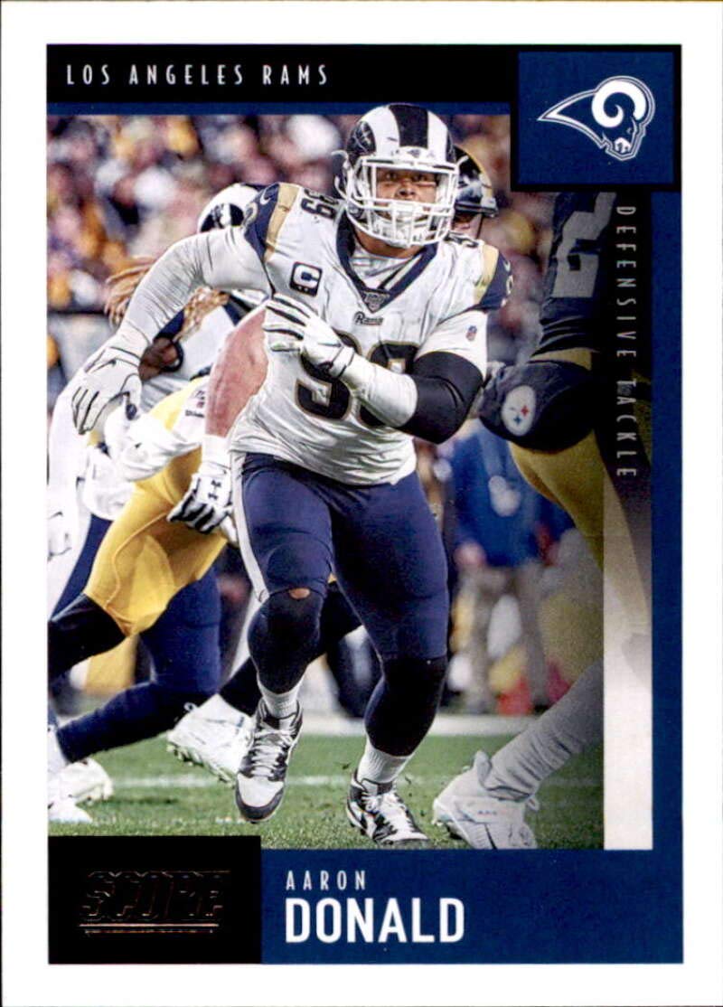 2020 Score #303 Aaron Donald Los Angeles Rams Football Trading Card