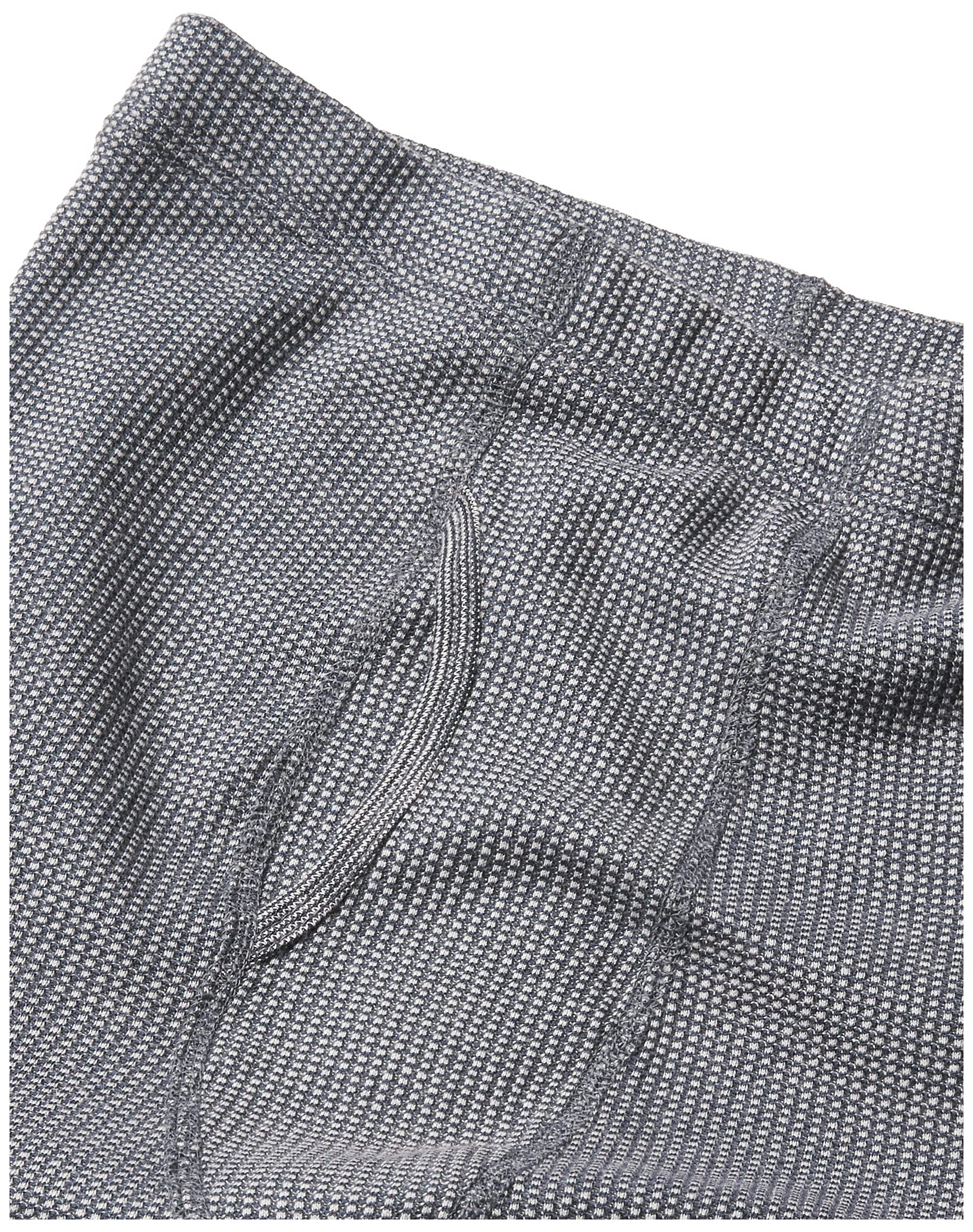 Fruit of the Loom Boys' Premium 2-Pack Thermal Waffle Bottom, Black/Heather Greystone, 14-16