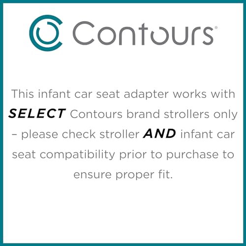 Contours Element Infant Car Seat Adapter - Compatible with SELECT Chicco Infant Car Seat Models - Exclusively for Contours Element Stroller