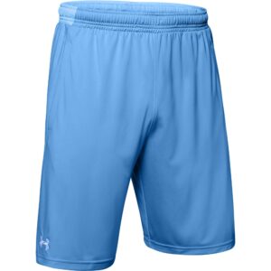 under armour men's ua locker 9" pocketed short carolina blue