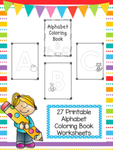 27 printable alphabet coloring book worksheets