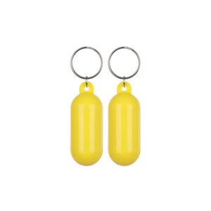 will kayak floating keyring fender buoyant key ring marine sailing boat float canal keychain (yellow 2)