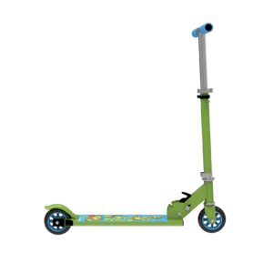 PlayWheels Teenage Mutant Ninja Turtles 2-Wheel Aluminum Folding Scooter, Green