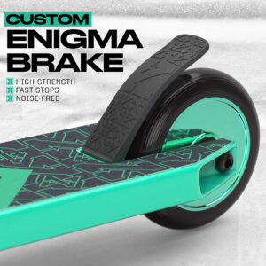 Fuzion Pro Scooters - Stunt Scooter for Kids 8 Years and Up - Perfect for Beginners Boys and Girls - Best Trick Scooter for BMX Freestyle Tricks (2020 Teal)