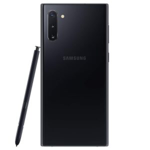 Samsung Galaxy Note 10 SM-N970F/DS 256GB 8GB RAM (Factory Unlocked) 6.3" (GSM ONLY, No CDMA) - International Version (Aura Black) (Renewed)