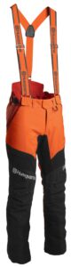 husqvarna 598967054 chainsaw pant, large 36" - 38" waist, orange