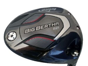 callaway big bertha b21 driver (right, rch 55gr graphite, regular, 12.5 degrees), silver